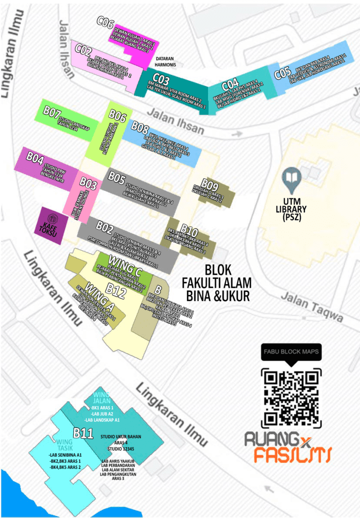 Peta Bangunan | Building Map | FABU UTM – Shahabuddin Amerudin @ UTM